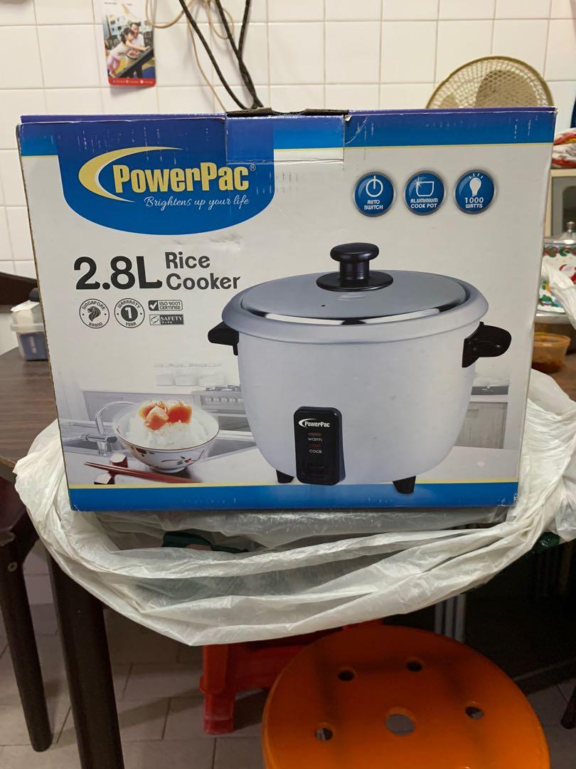 PowerPac 2.8L Rice Cooker, TV & Home Appliances, Kitchen Appliances ...