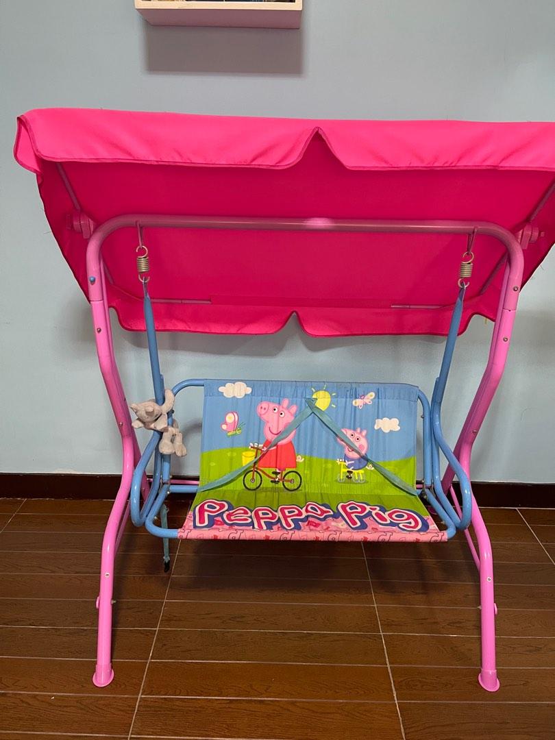 Preloved Peppa Pig Swing, Babies & Kids, Infant Playtime on Carousell