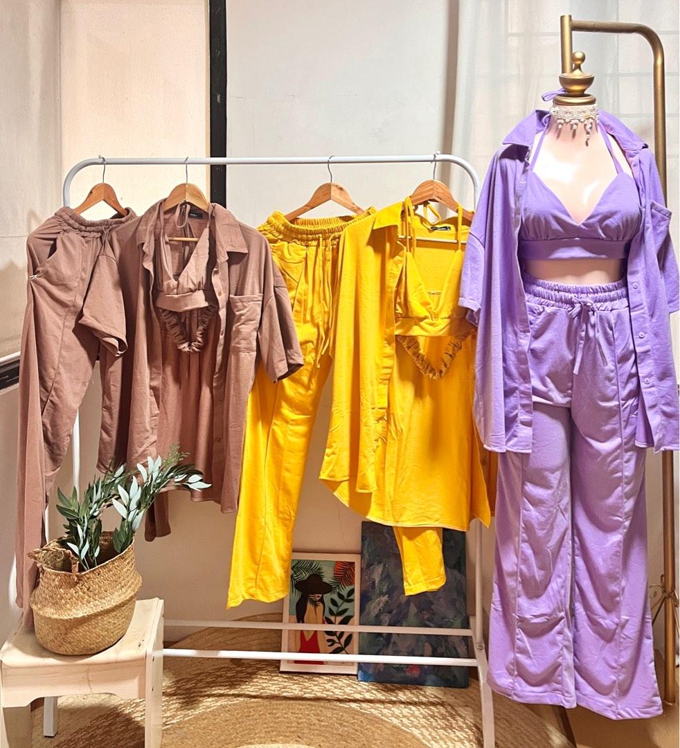 PREMIUM Bangkok BKK 3in1 YUNAKA three piece oversized polo blazer bra ...