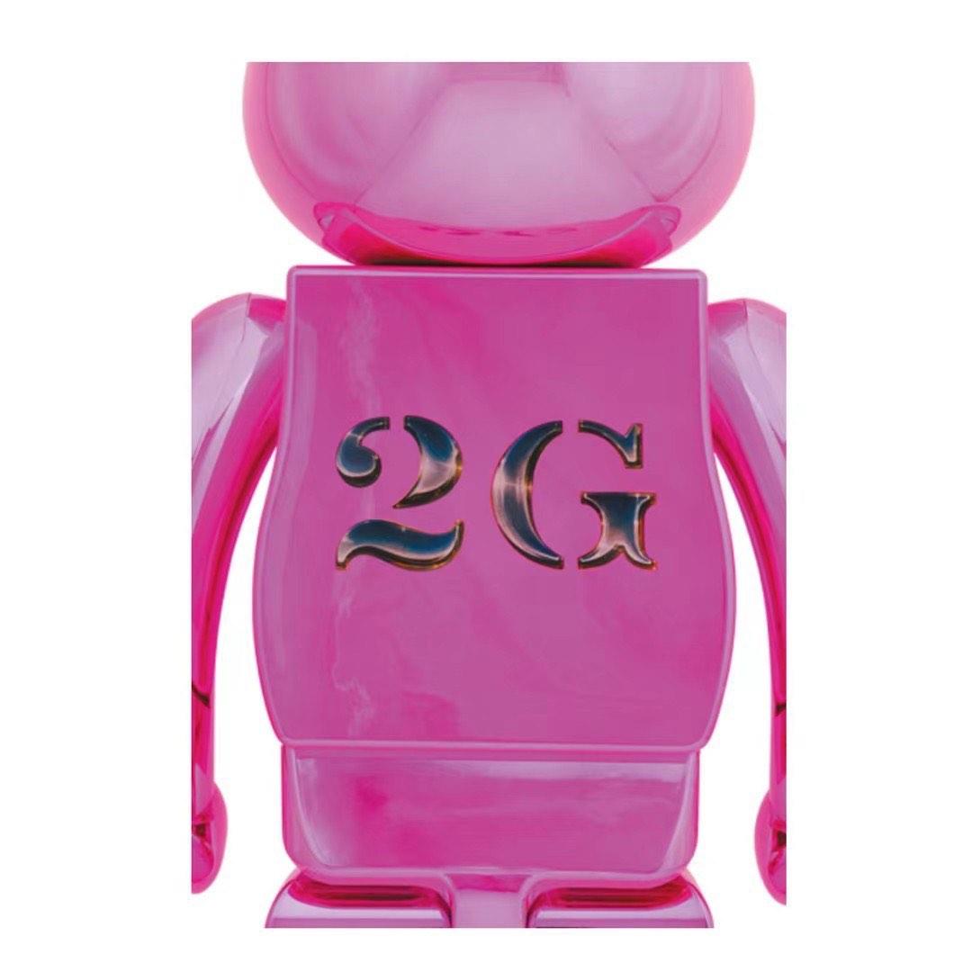 [Pre-Order] BE@RBRICK x Sorayama 2G Pink Gold Ver. 100%+400% bearbrick ...