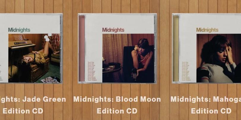 [PREORDER] TAYLOR SWIFT MIDNIGHTS ALBUM MOONSTONE BLUE JADE GREEN BLOOD ...