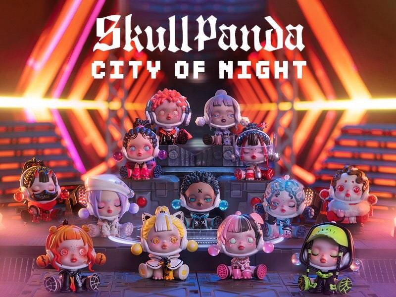 [Preorder]Pop Mart Skullpanda City of Night Series Blind Box Individual ...
