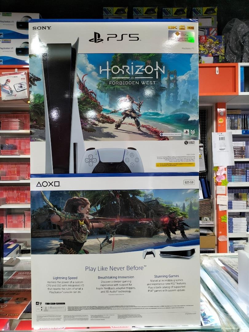 PS5 Disc Console with Horizon Forbidden West (Digital code) *for Trade ...