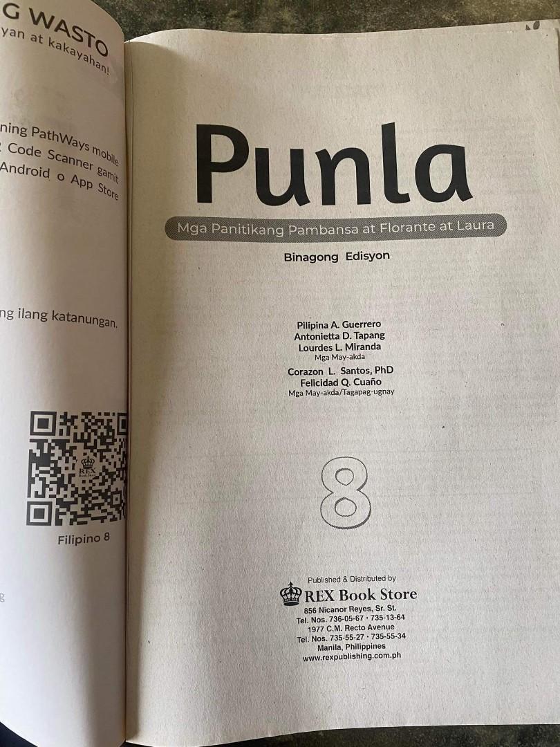 Punla 8 (Mga Panitikang Pambansa at Florante at Laura) 2020, Hobbies ...