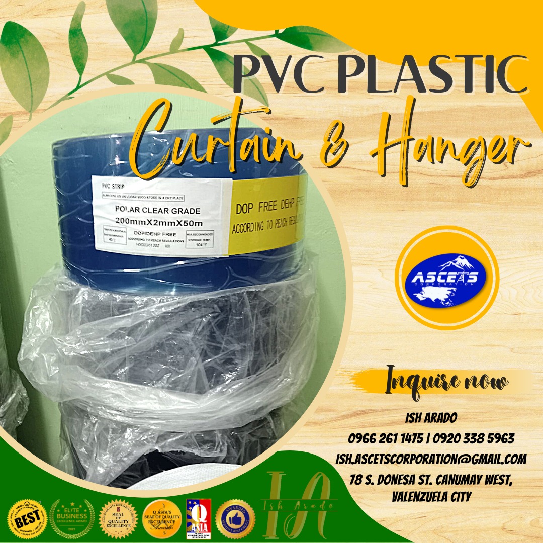 pvc curtain roll and ss hanger, Commercial & Industrial, Construction ...