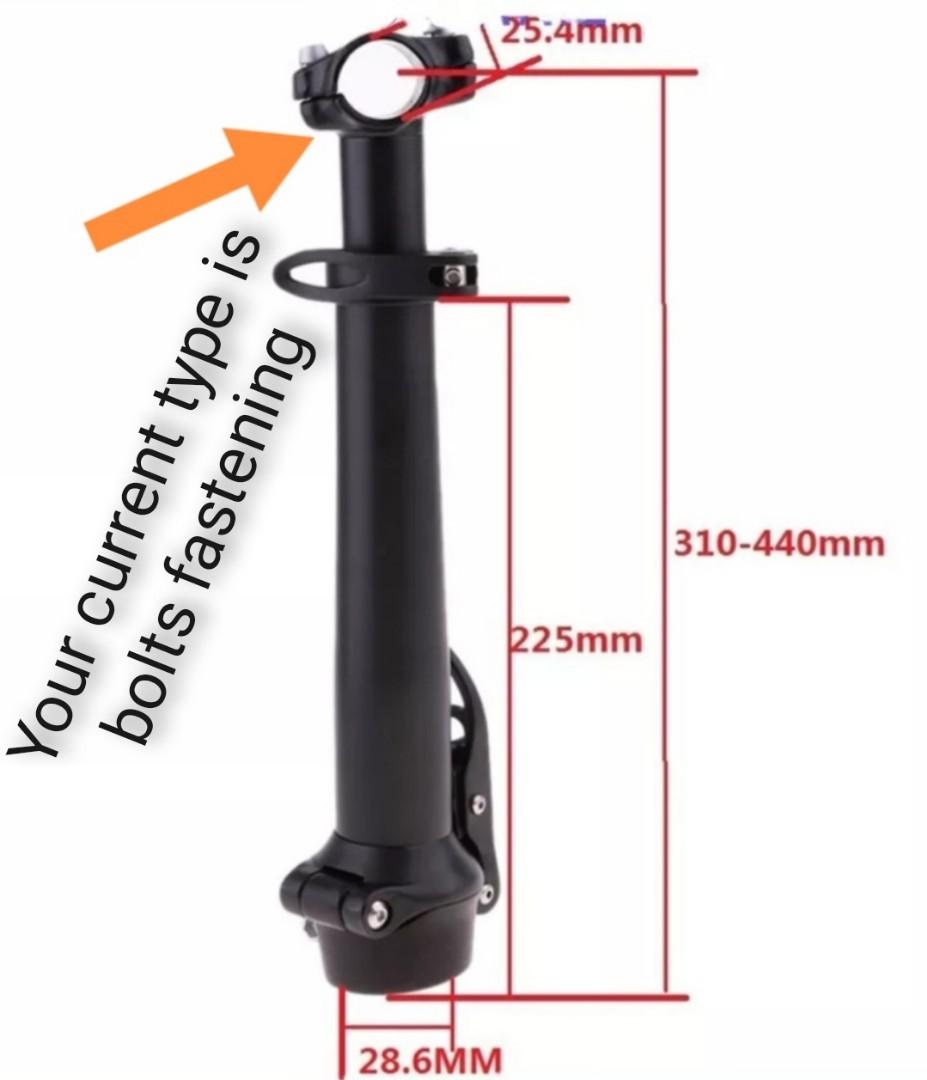 Quick Release Handlebar Extension, Sports Equipment, Bicycles & Parts ...