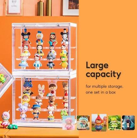 [READY STOCK] Display Cabinet Storage box Display Stand Popmart Molly 3 ...