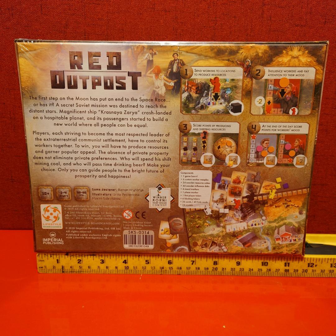 Red Outpost board game, 興趣及遊戲, 玩具 & 遊戲類 - Carousell