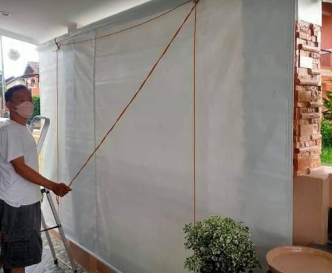 ROLL up trapal, Furniture & Home Living, Outdoor Furniture on Carousell