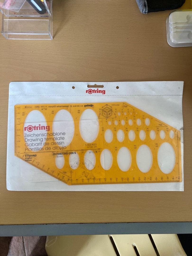 Rotring Templates, Hobbies & Toys, Stationary & Craft, Stationery ...