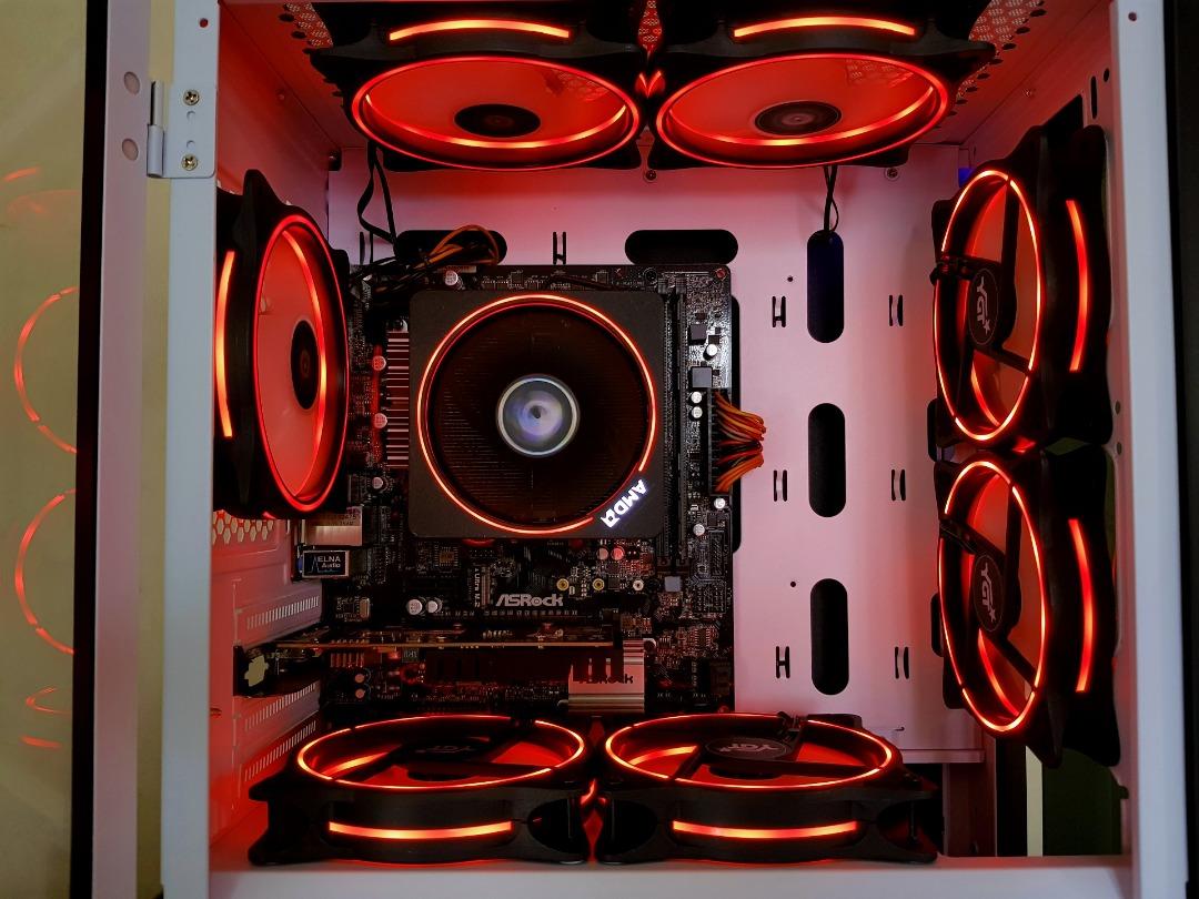 Ryzen 5 Desktop PC System Unit Like New Condition Gaming Rig - Like ...