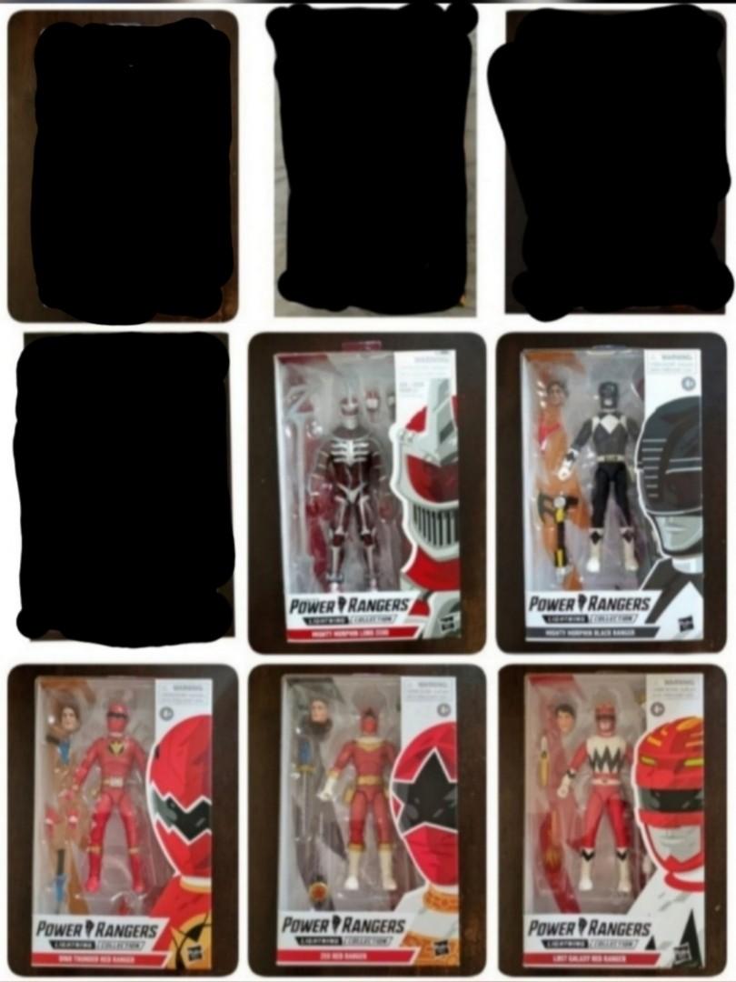 Saban's Power Rangers Lightning Collection Mighty Morphin Red Green ...