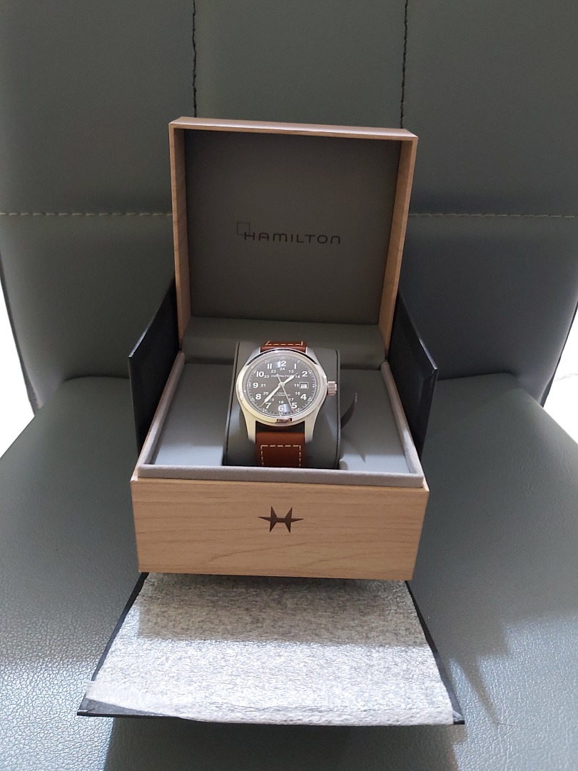 Sale! HAMILTON KHAKI FIELD H70555533 AUTOMATIC BLACK DIAL MEN'S WATCH ...