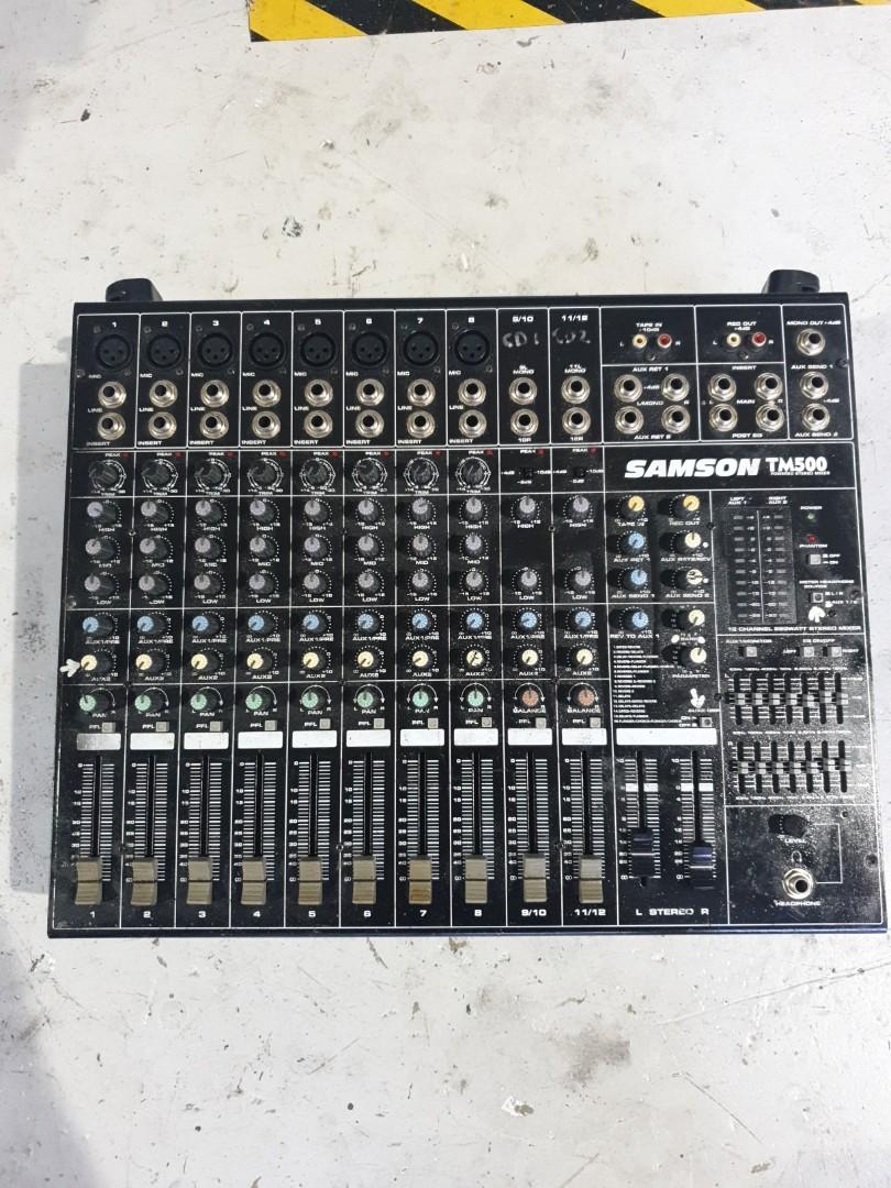 Samson TM500 Powered Mixer, Audio, Soundbars, Speakers & Amplifiers on ...