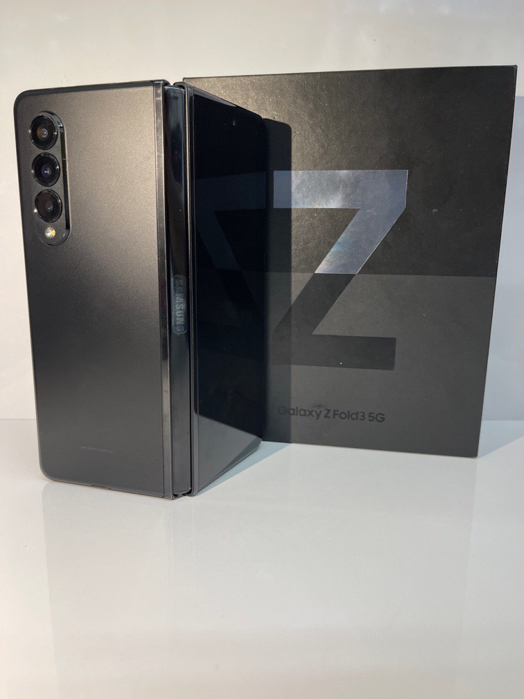 Samsung Galaxy Z Fold3 5G | 12GB RAM + 256GB | Phantom Black in Color ...