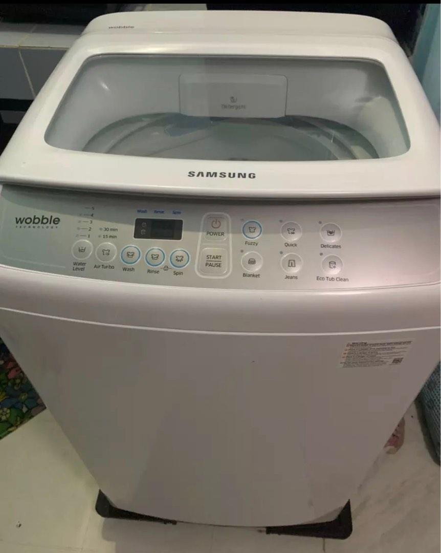 Samsung wobble washing machine 7.5kg automatic washing machine on Carousell