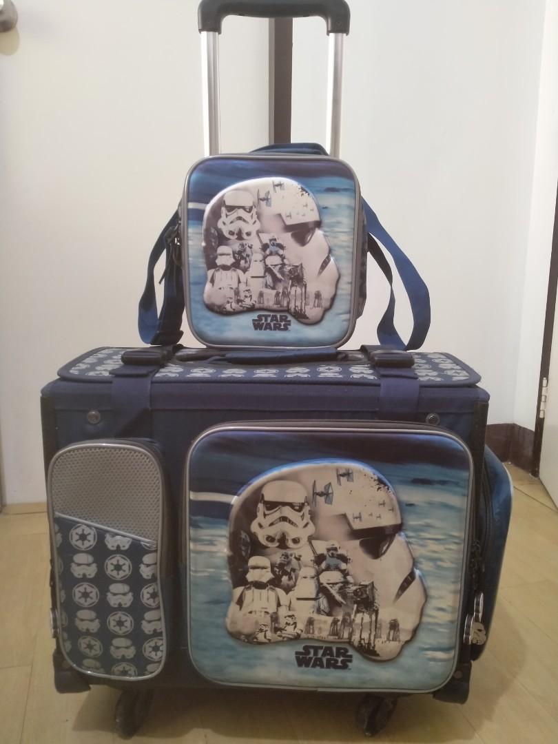 School trolley bag, Hobbies & Toys, Travel, Travel Essentials ...