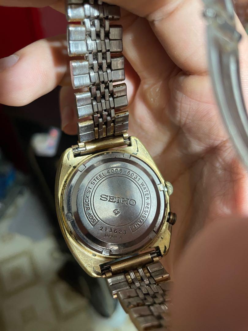 Seiko Bell-matic original bracelet, 名牌, 手錶 - Carousell