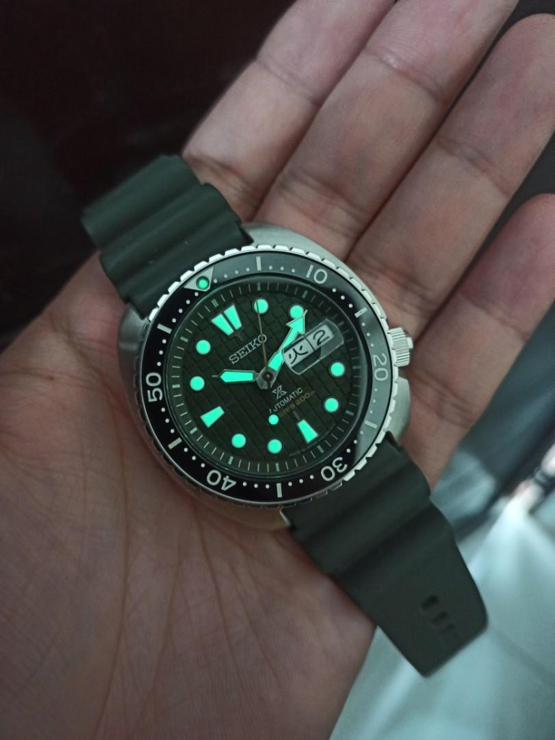 Seiko Prospex - King Turtle - JDM Kanji SBDY051 - Green "Grenade", Men ...