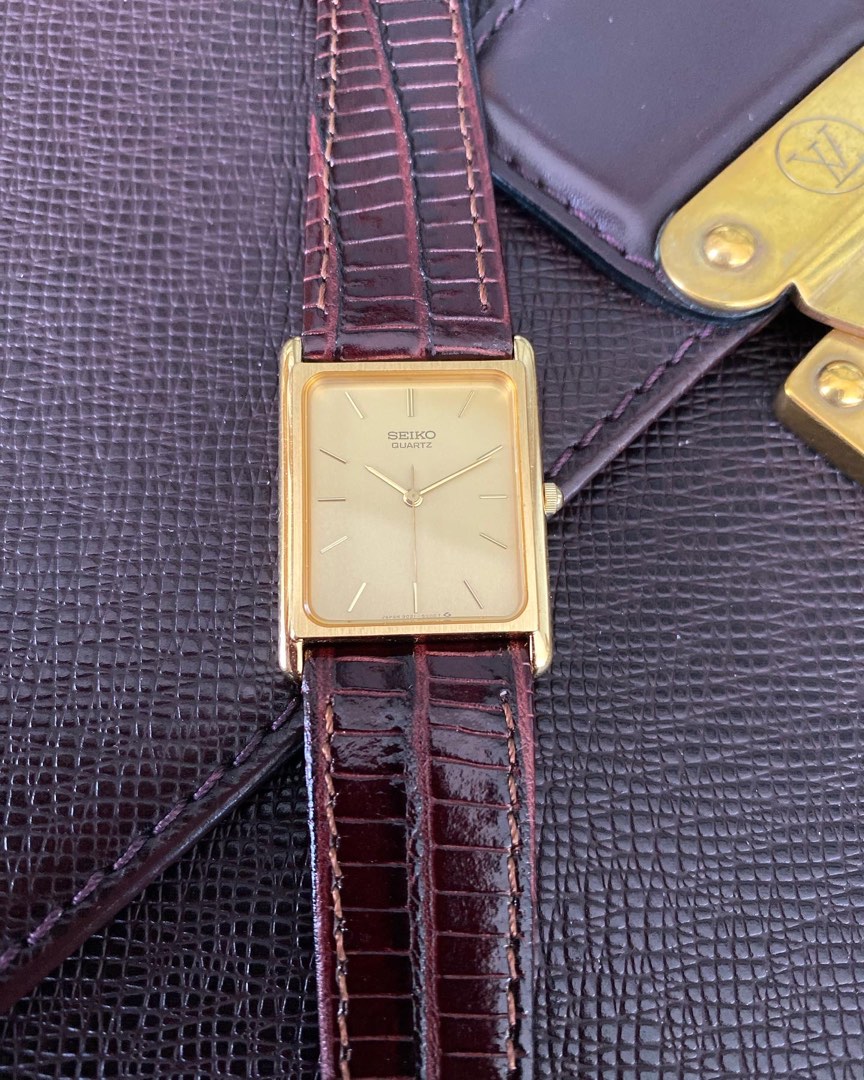 Seiko Quartz Tank, Men's Fashion, Watches & Accessories, Watches on ...