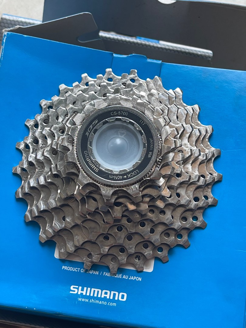 Shimano 105 CS-5700 10 speed cassette sprocket 11-25T, Sports Equipment ...