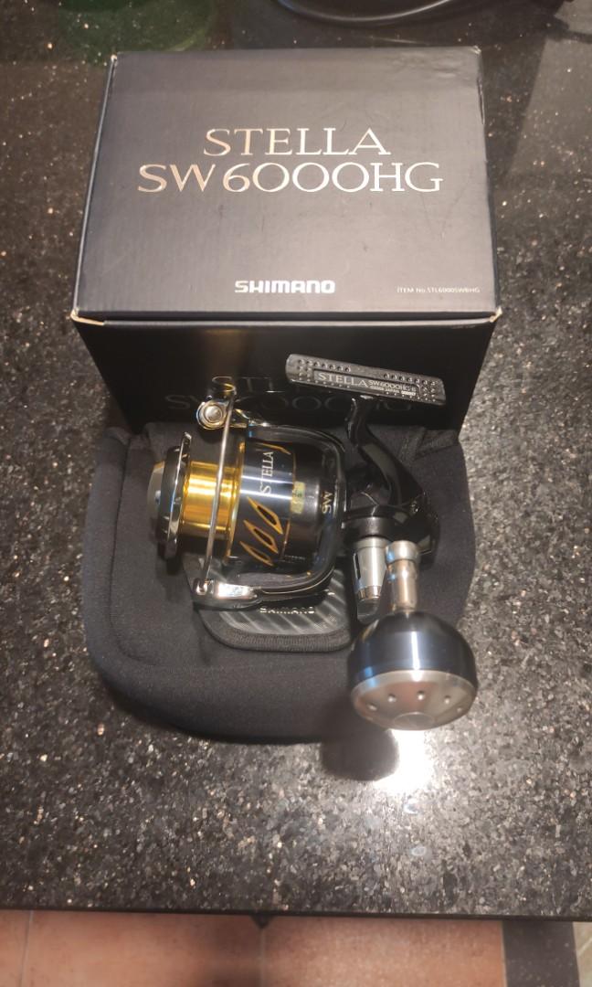 Shimano Stella SW6000 HG, Sports Equipment, Fishing on Carousell