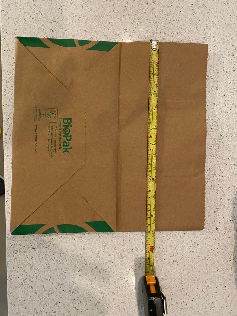 BioPak Paper Bags - Small Flat Handle Kraft , Furniture & Home Living ...