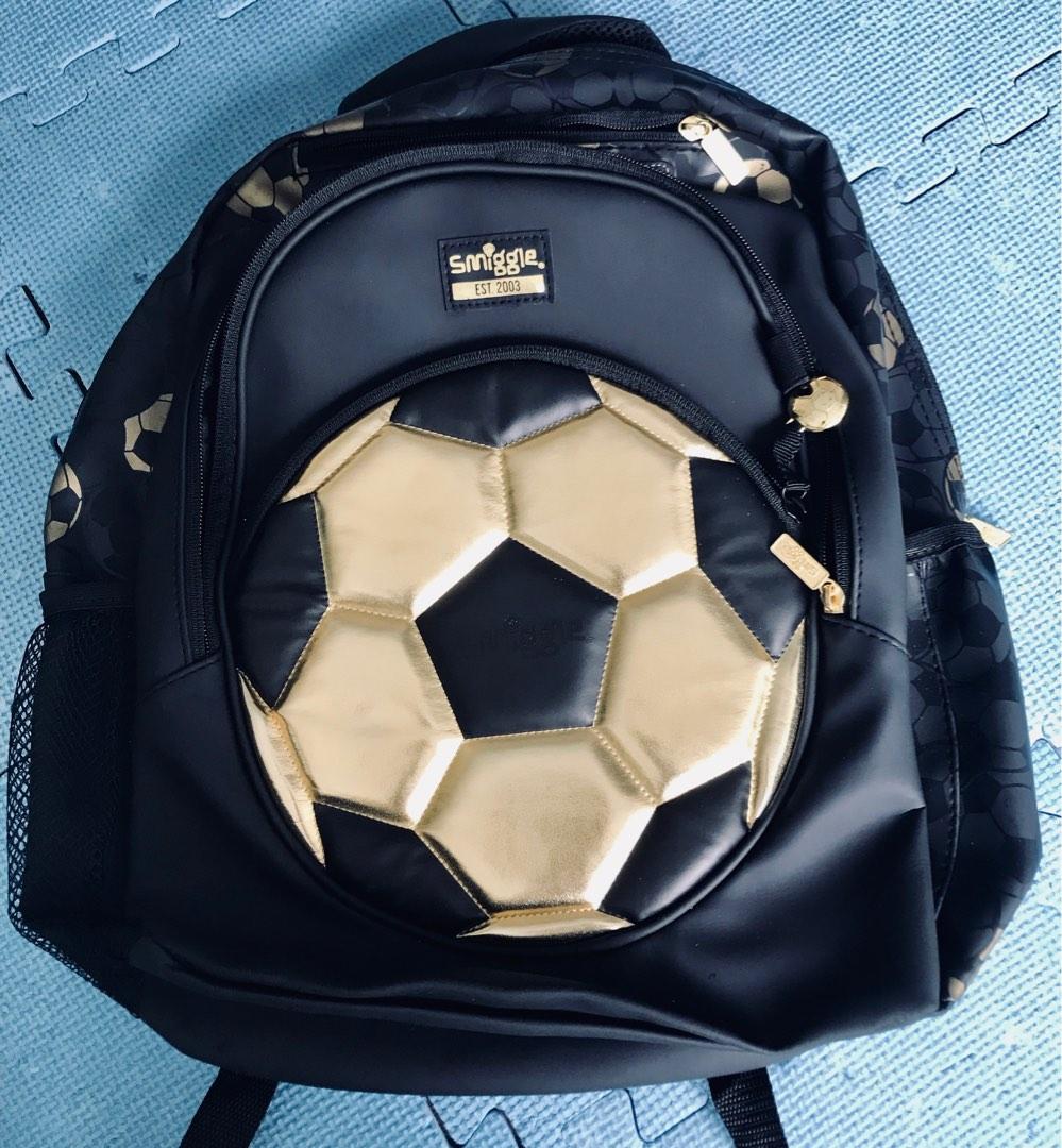 Smiggle golden football backpack (original), Men's Fashion, Bags ...