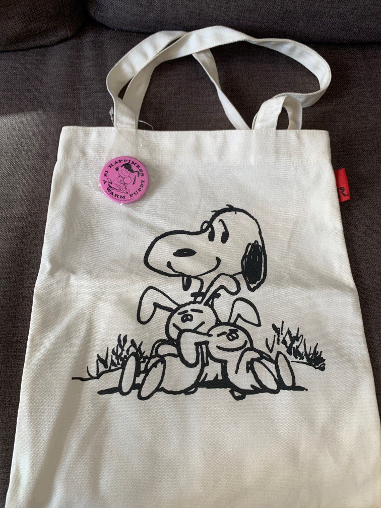 Snoopy tote bag, Women's Fashion, Bags & Wallets, Tote Bags on Carousell