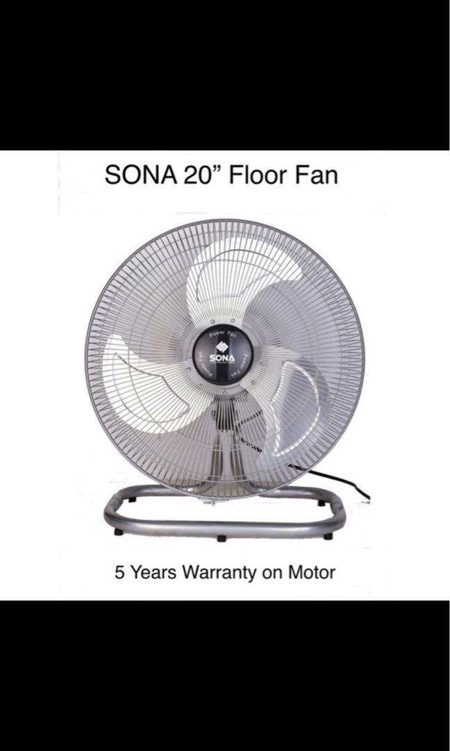SONA 20inch Power Desk / Floor fan SOF6058, Furniture & Home Living ...