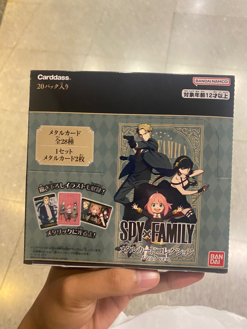 SPY x FAMILY Metal Card Collection Pack Ver., Hobbies & Toys, Toys ...