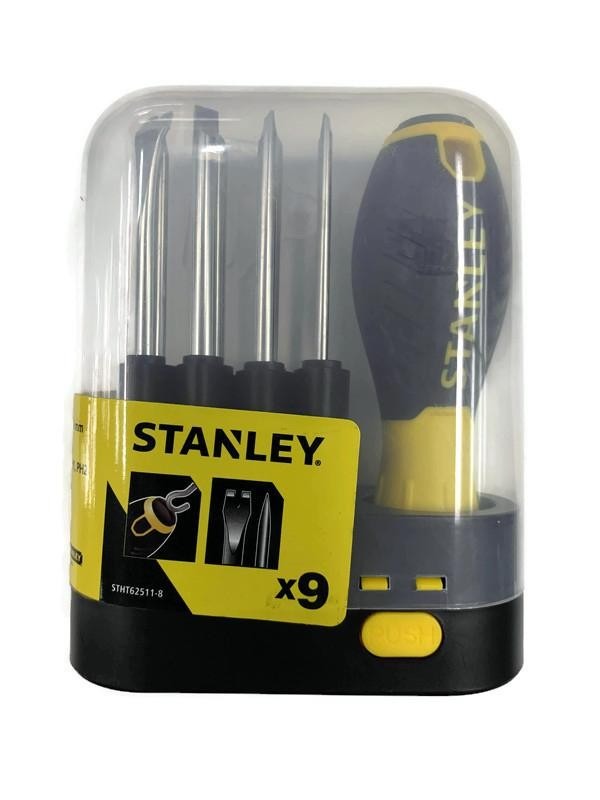 Stanley 9 Way Screwdriver Set (STHT62511-8), Furniture & Home Living ...