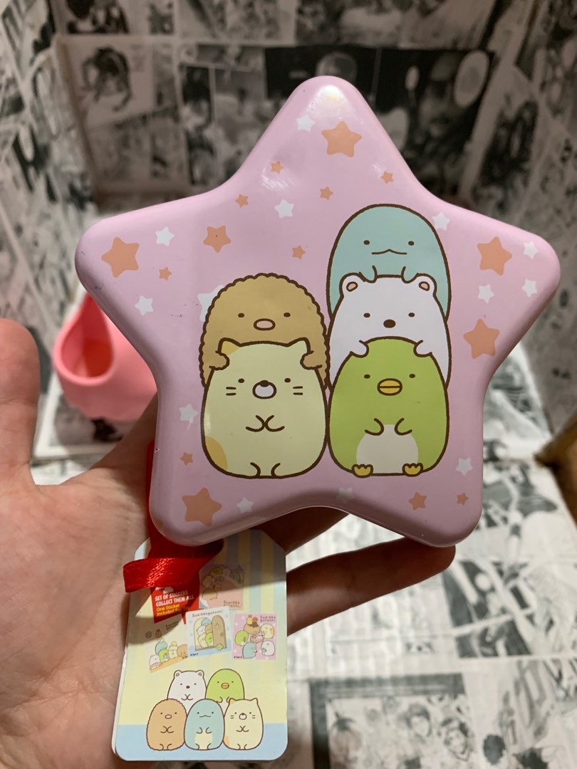 Sumikko Gurashi Star Tin Can, Furniture & Home Living, Home Improvement ...