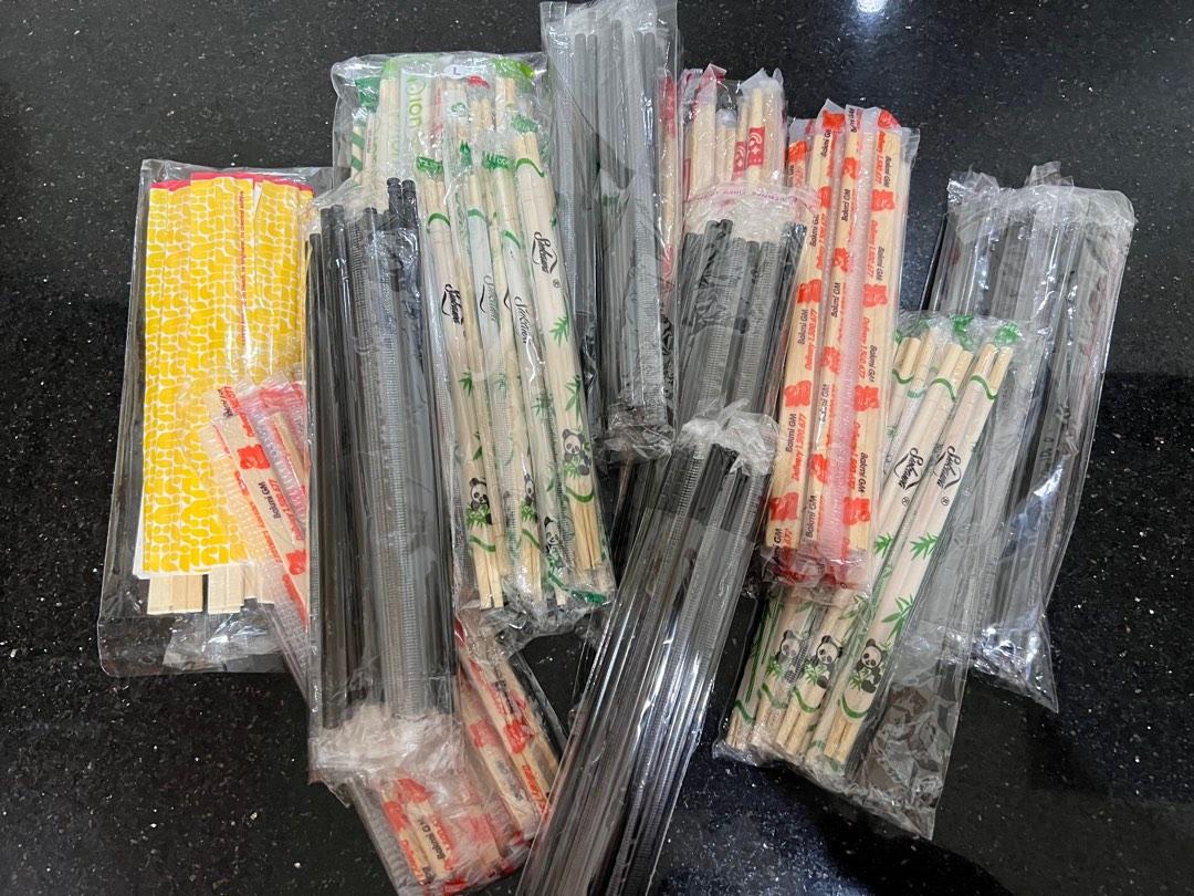 Sumpit Kayu / Sumpit Plastik / Bamboo Chopstick 10 pieces - Repacked ...