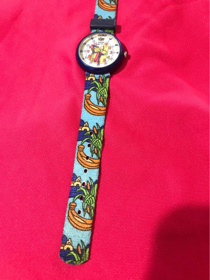 Swatch Flik flak vintage unicef watch, Babies & Kids, Babies & Kids ...