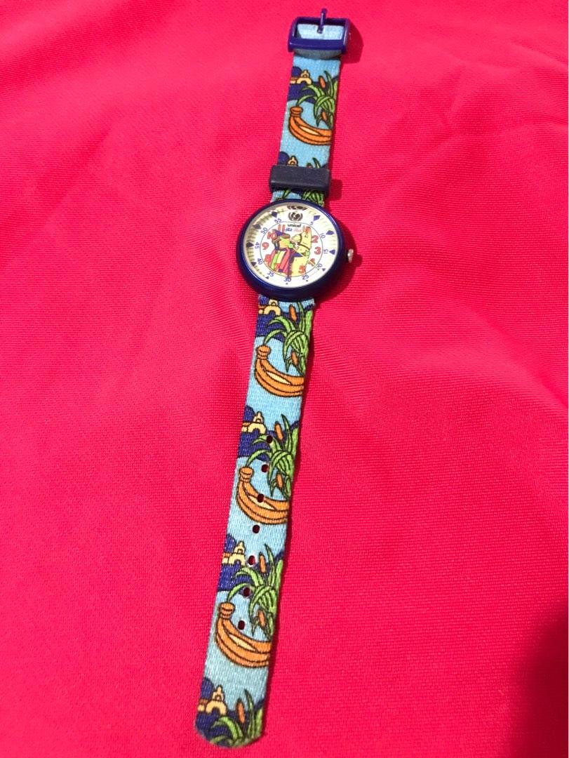 Swatch Flik flak vintage unicef watch, Babies & Kids, Babies & Kids ...