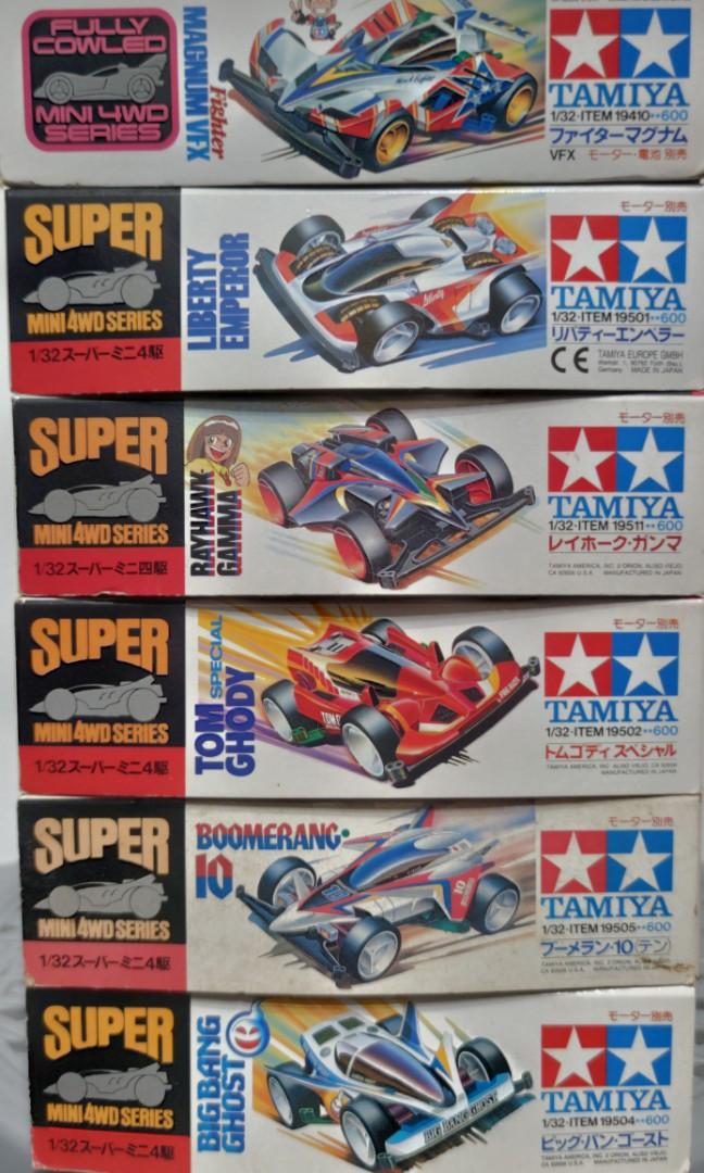 Tamiya M4wd Retro Kits Super 1, Super TZ, Type 0, Type 5 Tamiya Mini ...