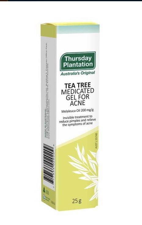 Tea Tree Medicated Gel - 25g, Beauty & Personal Care, Face, Face Care ...