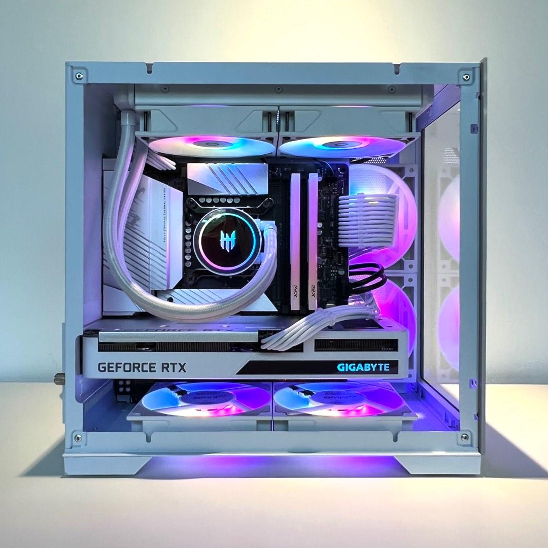 TESSERACT Snow White (Intel) i5-12400F & RTX 3060 Custom PC, Gaming ...