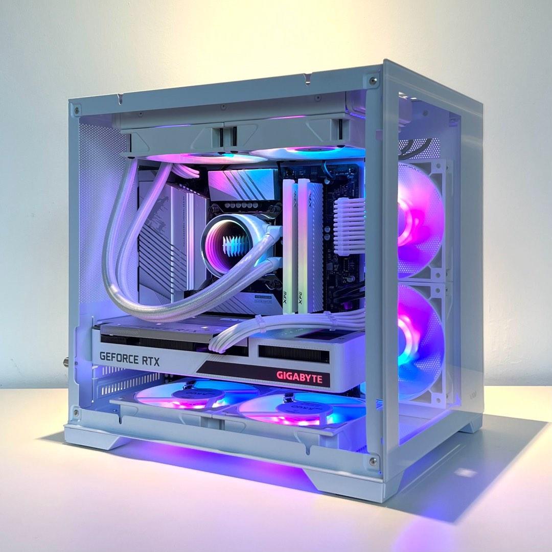 TESSERACT Snow White (Intel) i5-12400F & RTX 3060 Custom PC, Gaming ...