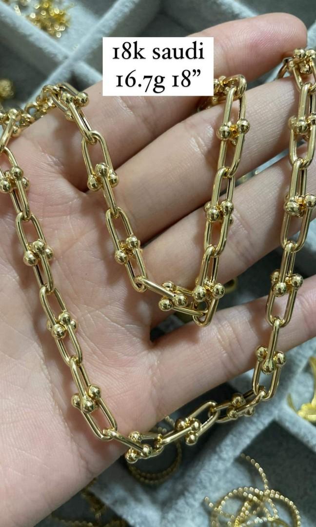 Tiffany hardware 18k, Women's Fashion, Jewelry & Organizers, Necklaces ...