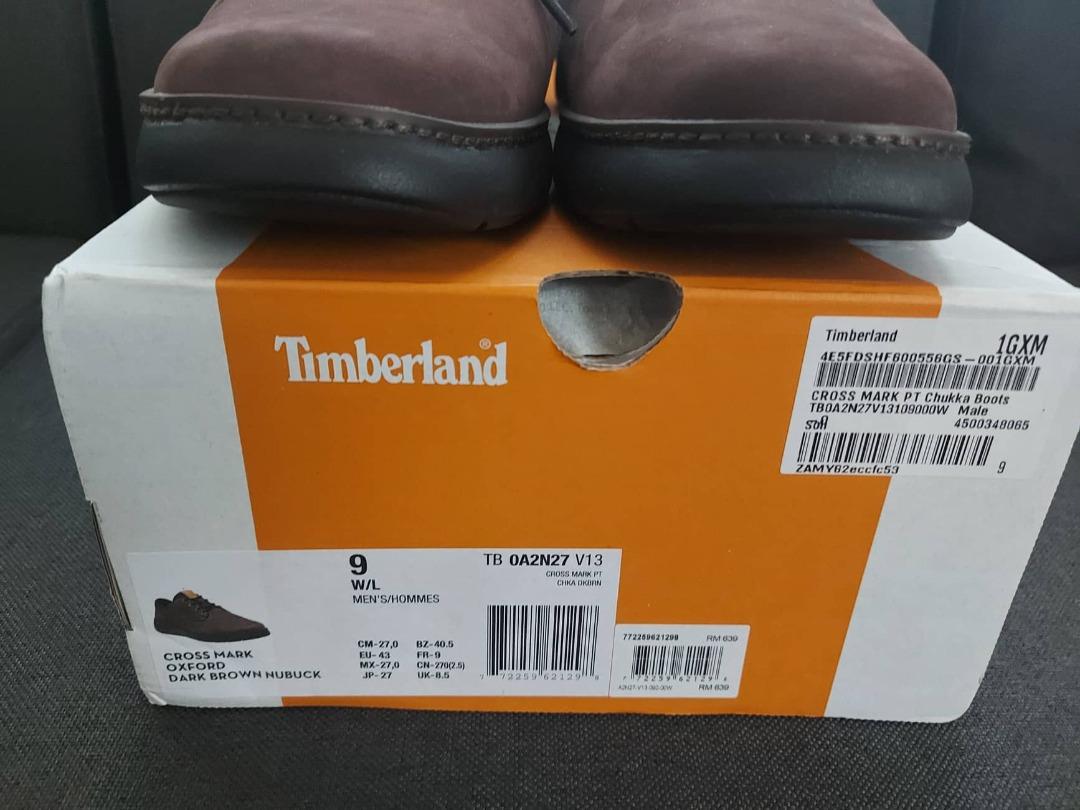 Timberland Cross Mark Oxford Shoes, Men's Fashion, Footwear, Casual ...