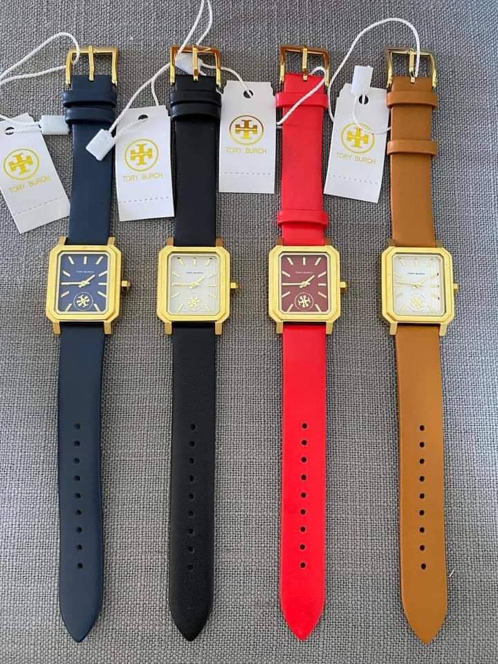 TORY BURCH LEATHER WATCH, Women's Fashion, Watches & Accessories ...