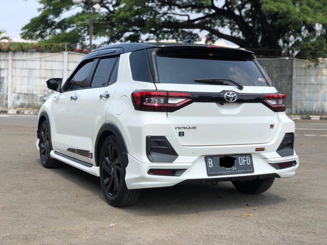 Toyota Raize GR Sport AT Putih 2021 KM LOW, Mobil & Motor, Mobil untuk ...