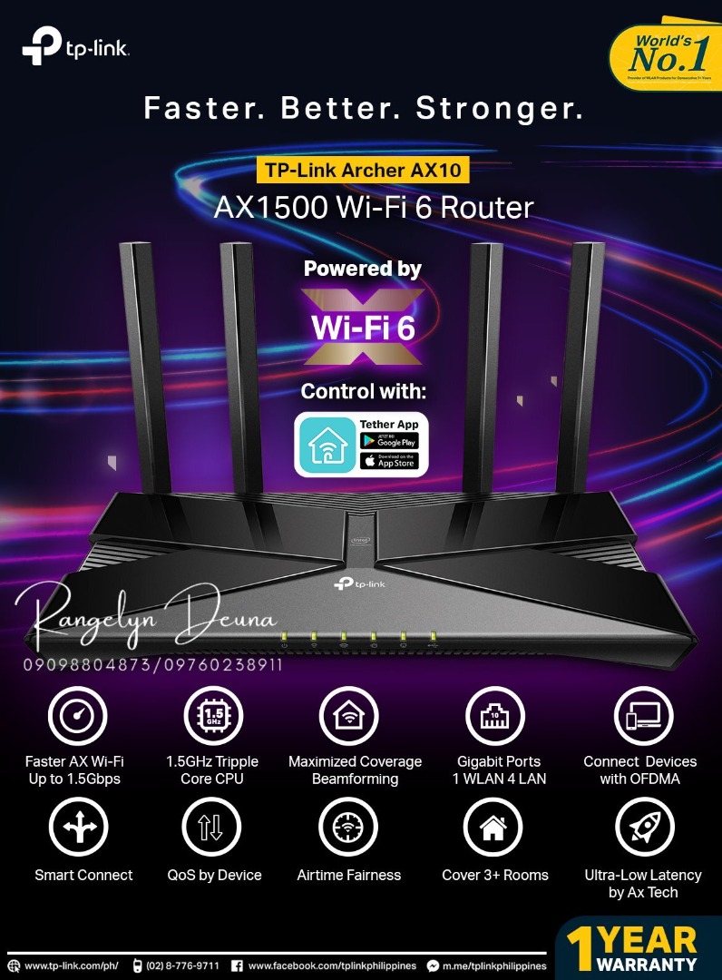 TP LINK Archer AX AX Next Gen Wifi Router Computers Tech Parts Accessories