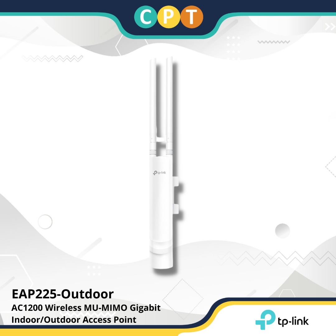 TP-Link EAP225-Outdoor AC1200 Wireless MU-MIMO Gigabit Indoor/Outdoor ...