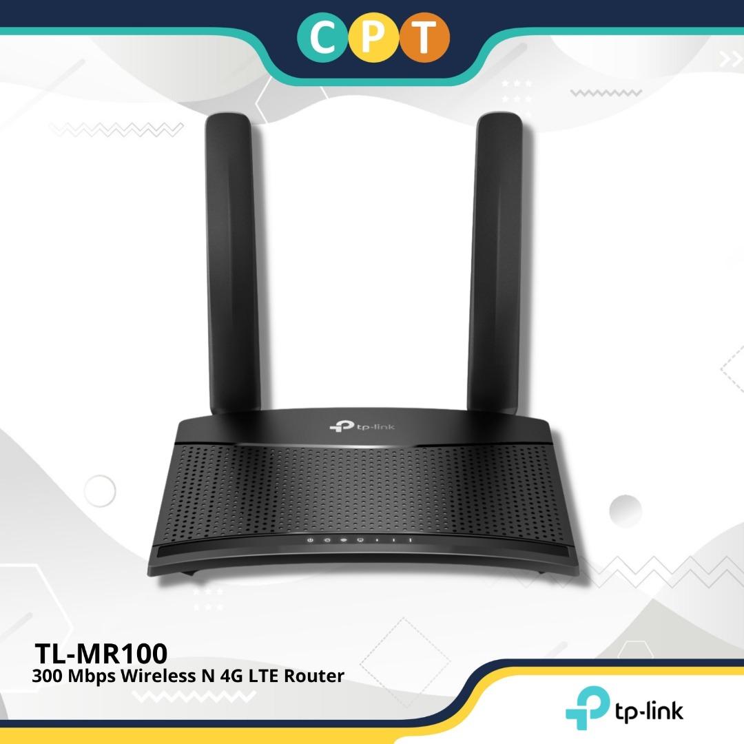 TP-Link TL-MR100 300 Mbps Wireless N 4G LTE Router, Mobile Phones ...