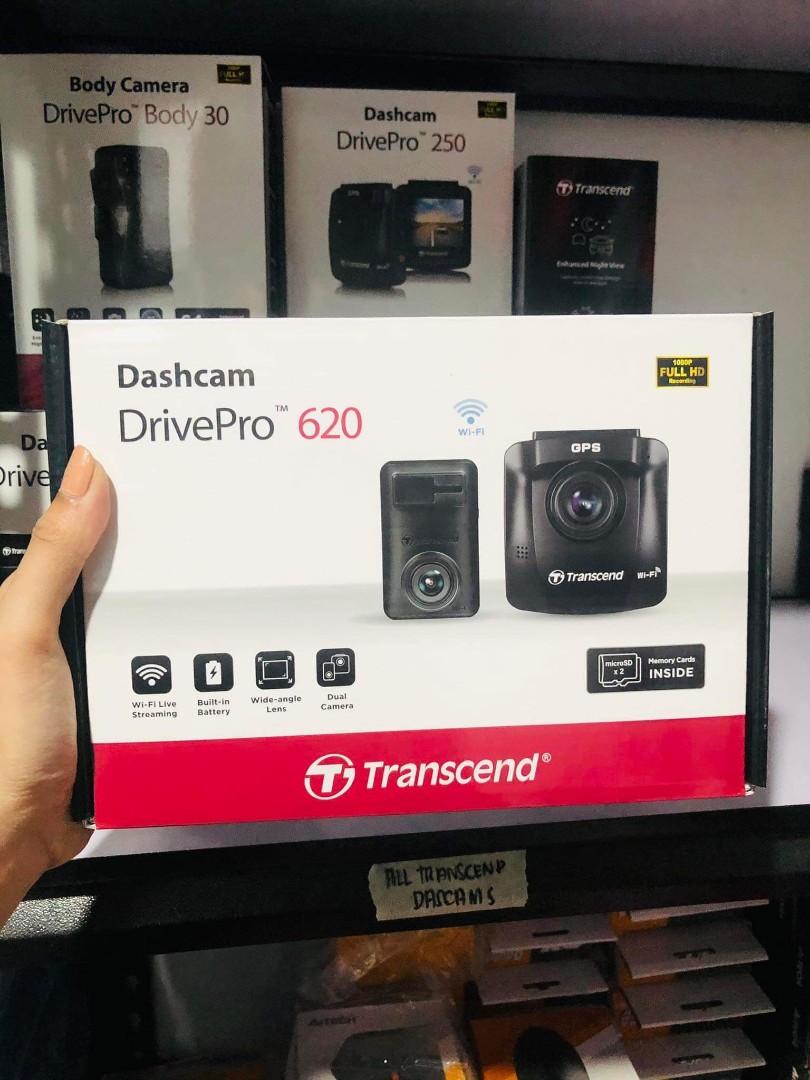 Transcend DrivePro 620 Dual Camera Dashcam 32GB TS-DP620A-32G ...