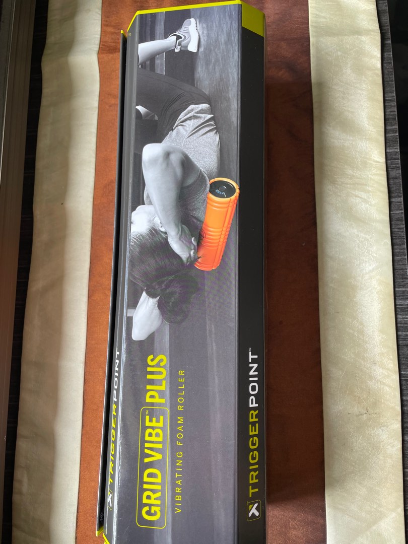 Triggerpoint GRID Vibe Plus Vibrating Foam Roller, Sports Equipment, Exercise & Fitness, Toning ...