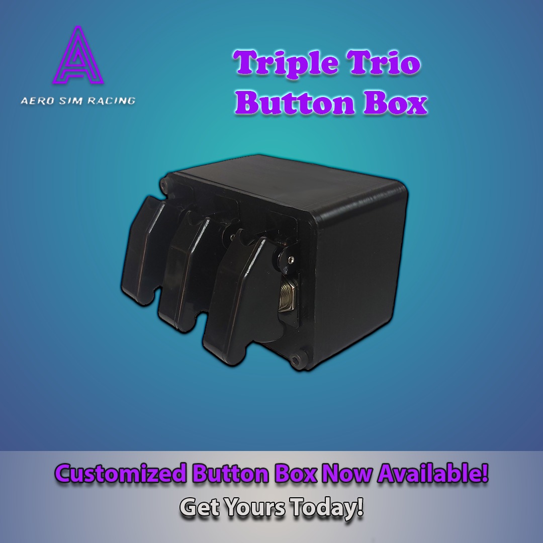 Triple Trio Sim Racing Button Box, Computers & Tech, Parts ...